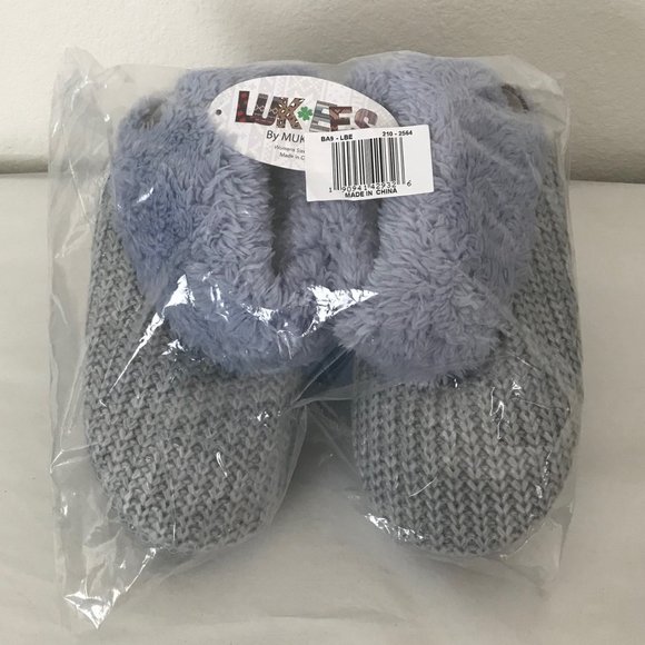 Muk Luks | Shoes | Light Blue Luk Ees Slippers By Muk Luks Nwt | Poshmark